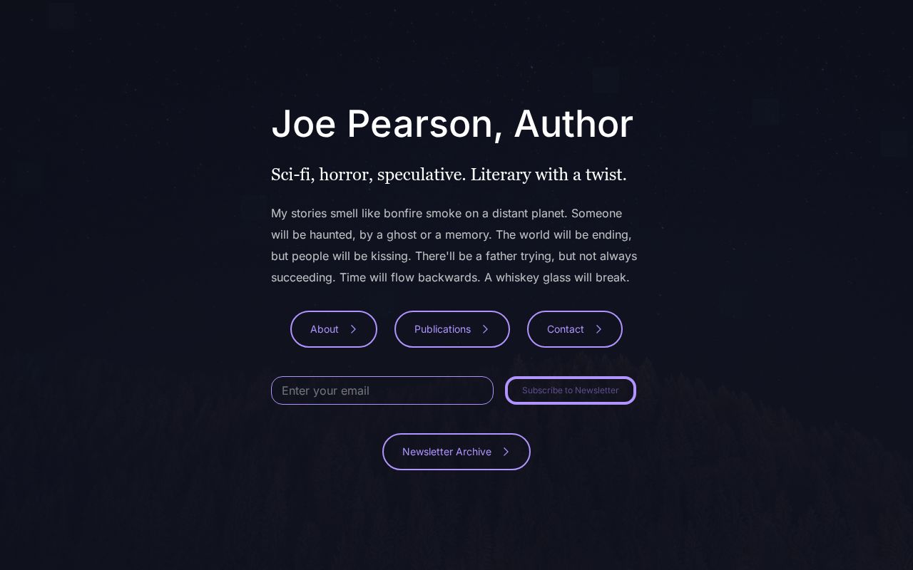 Joe Pearson, author